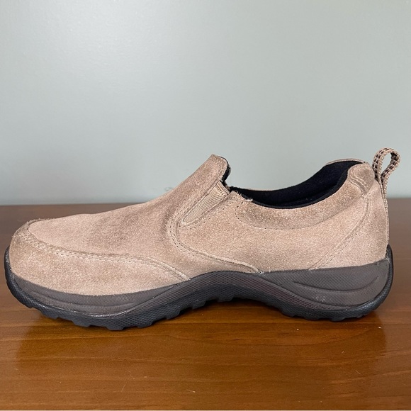 L.L. Bean | Shoes | Ll Bean Womens Comfort Tan Suede Mocs Shoes Slip On ...